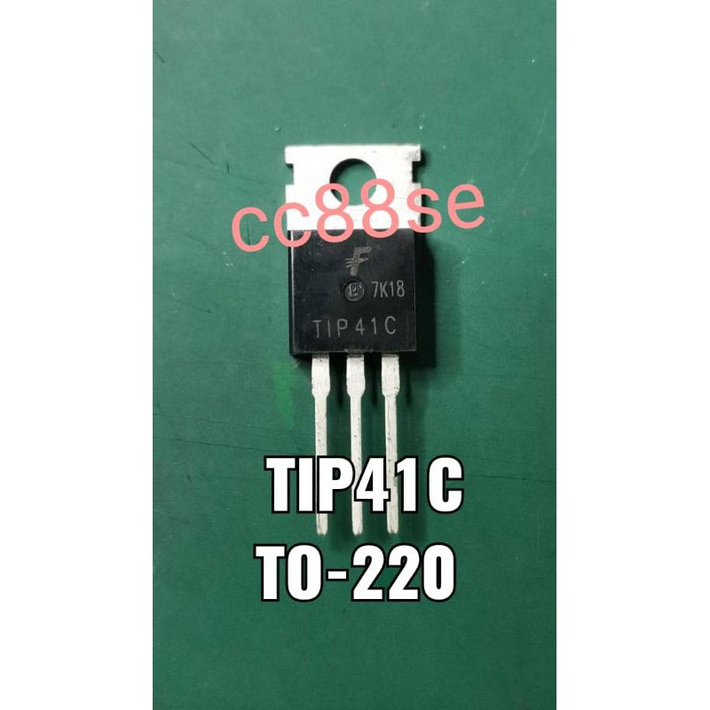 TIP41C TIP41 TO-220 N-CHANNEL POWER TRANSISTOR FC | Shopee Malaysia