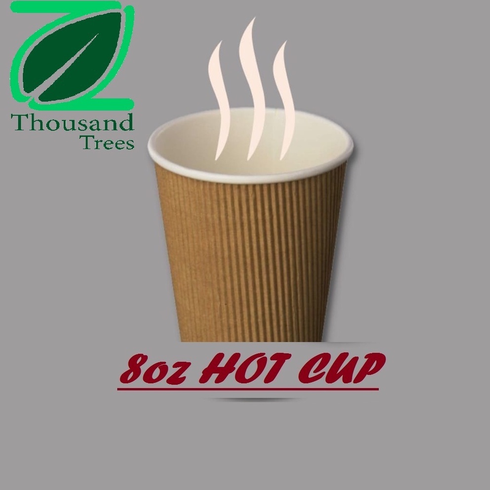 8oz Brown Ripple Cup / Hot Coffee Paper Cup Lid / Tea / Buffet / Cawan ...