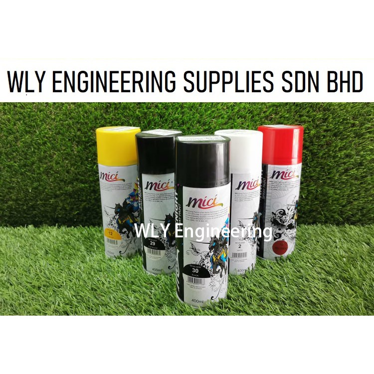 MICI KNIGHT Spray Paint Red Oxide, Black, Flat Black, White, Yellow ...