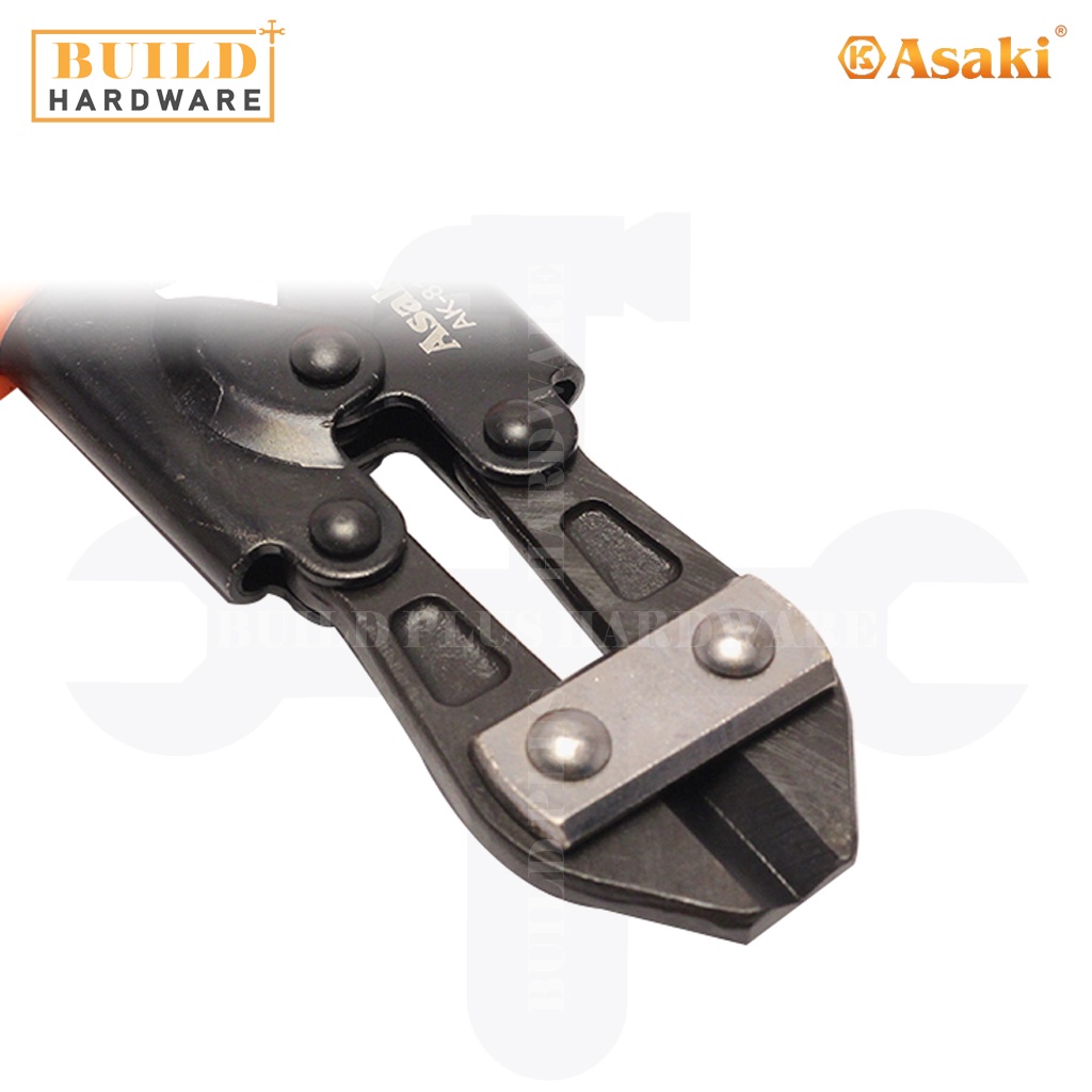 ASAKI Heavy Duty Bolt Clippers 8"/200mm 双色柄断线钳 Bolt Cutter Gunting Besi ...