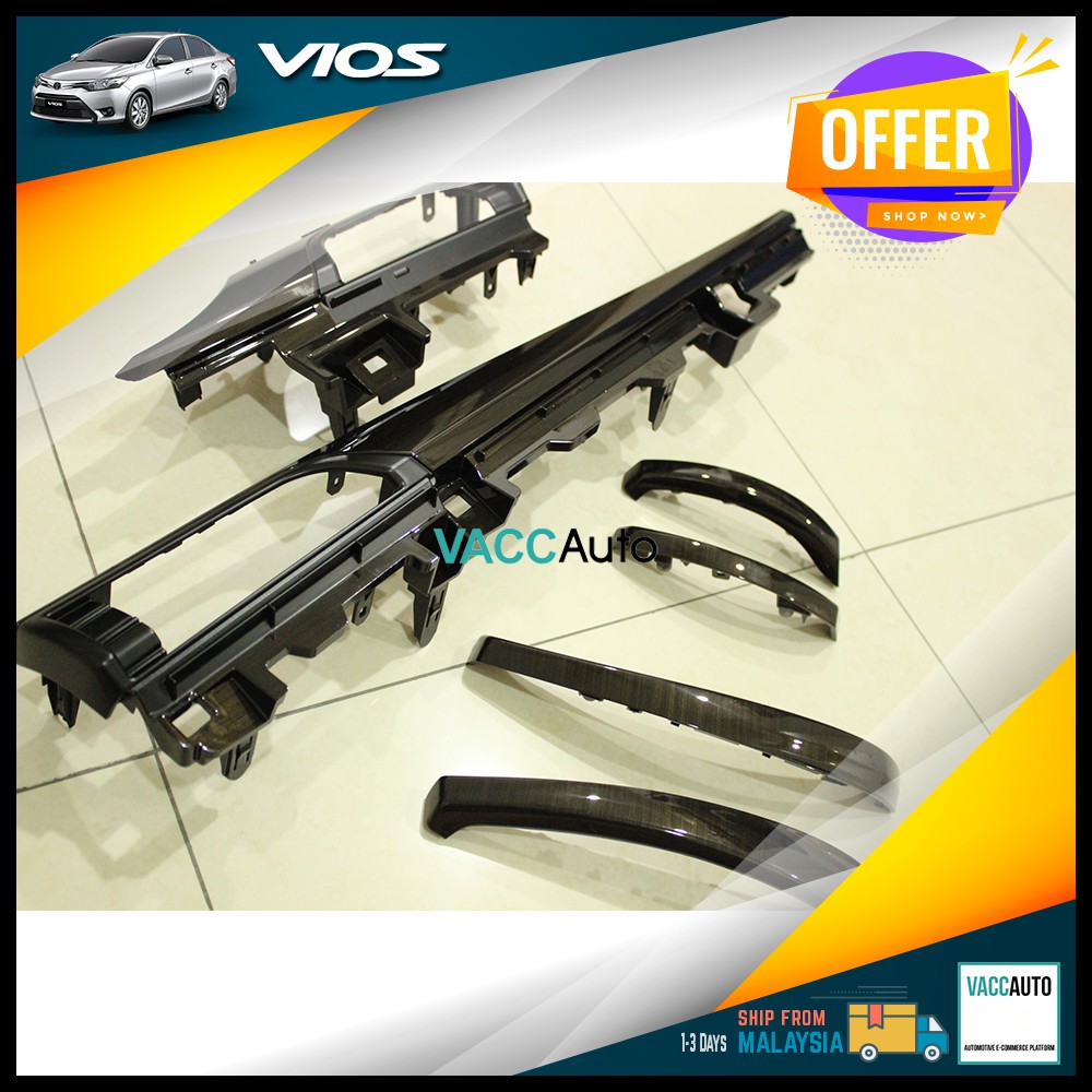 [Original] Toyota Vios (3rd Gen) Front Panel Set - Luxury Fit 2013-2019 ...