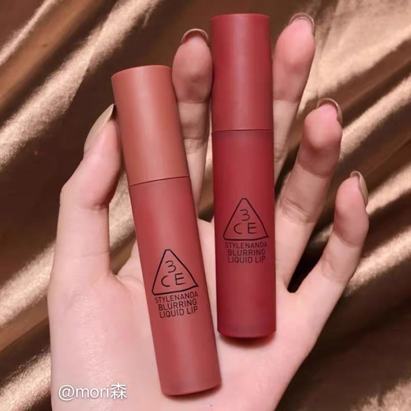 ready stock 🇲🇾3ce新品唇釉慕斯丝绒bearberry雾面哑光红棕奶油杏色口红 | Shopee Malaysia
