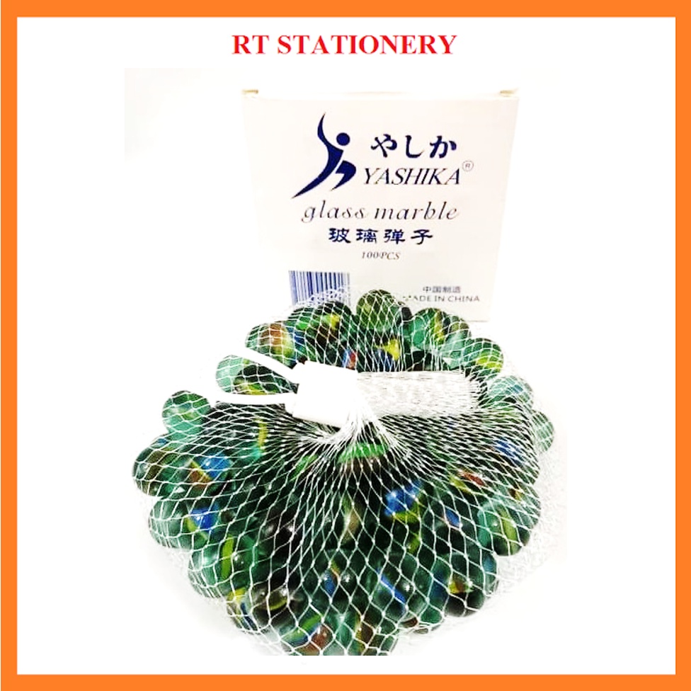 Glass marble 15mm/Guli kaca/Guli congkak/玻璃弹珠(100pcs/100biji) | Shopee ...