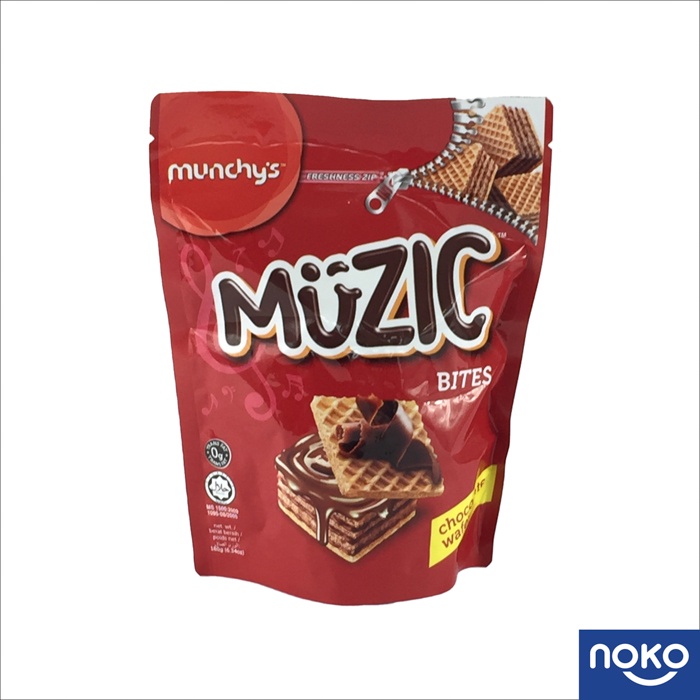 Munchy's Muzic Wafer Bites Chocolate (180g) | Shopee Malaysia