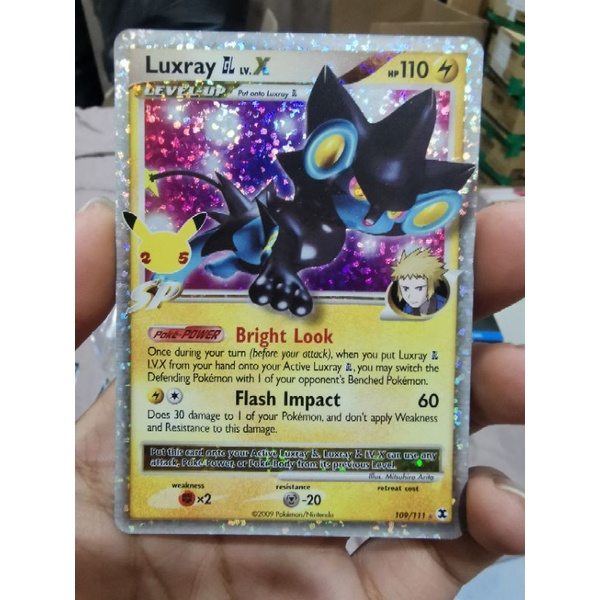 Pokemon TCG trading card Luxray GL LV.X - 109/111 - Ultra Rare (Classic Collection) (25th ...