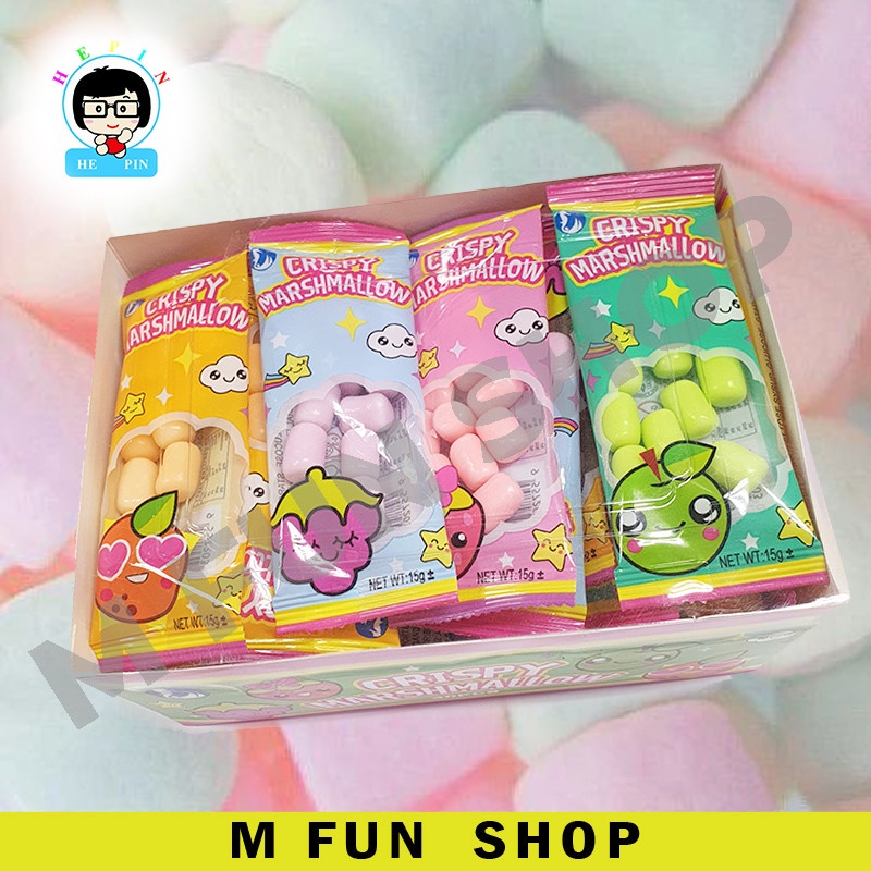 *Ready Stock* 30Pcs Mixed Flavour Crispy Marshmallow (450g) | Shopee ...