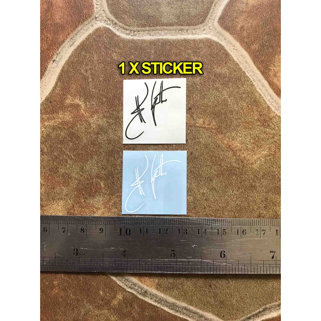 Synyster Gates Signed Sticker Signature Autograph Logo Headstock Sign ...