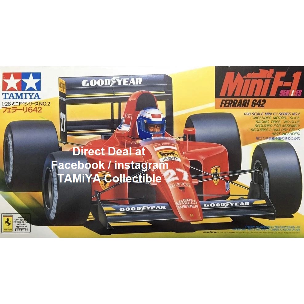Tamiya Ferrari Mini F1 1991 Made in Japan Licensed Product FIA Formula ...