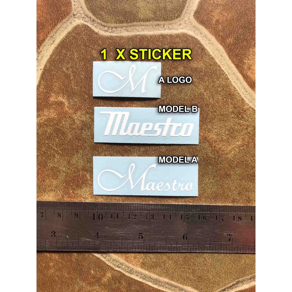 Guitar Maestro Sticker Sticker Headstock Acoustic Electric Nylon String ...
