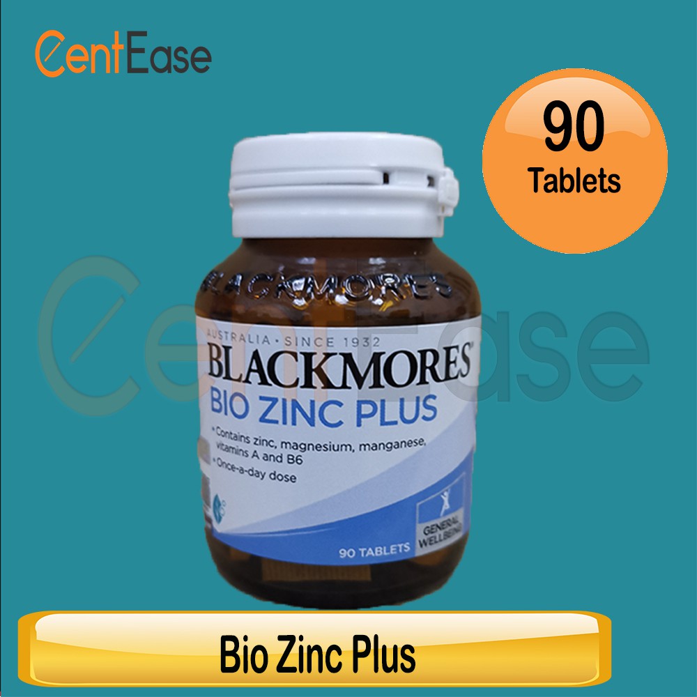 Blackmores Bio Zinc Plus Vitamins A and B6 Health Supplement - 90 ...