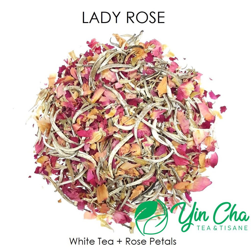 Lady Rose-White Tea+Rose Petals Tea & Tisane Blend 10 Grams | Shopee ...