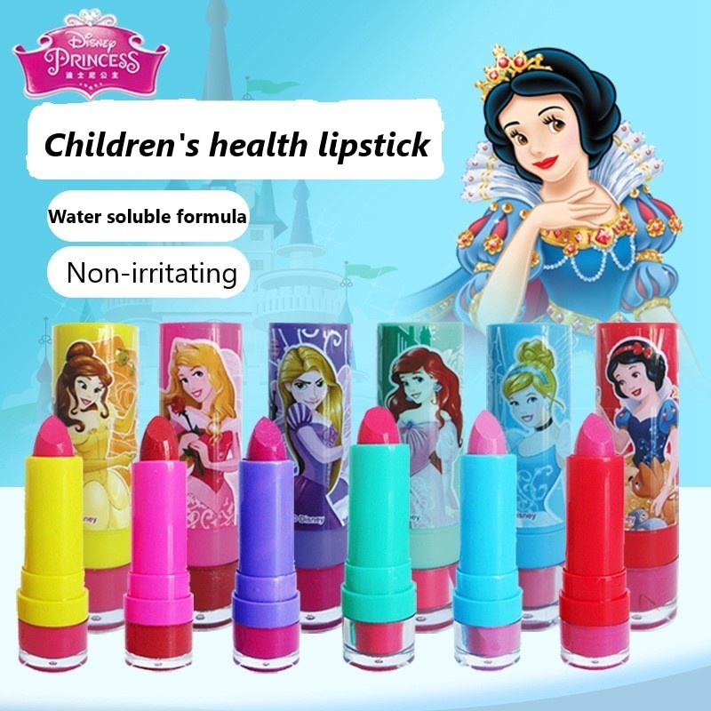 Girls Lipstick lip gloss toys for DISNEY safe and non-toxic makeup set ...