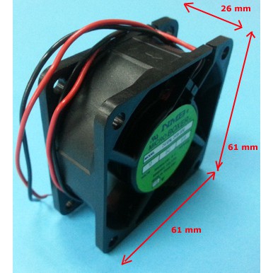 Fan : CCTV, DC12V, Brushless Ventilation, (NMB) 2410NL (Thailand ...