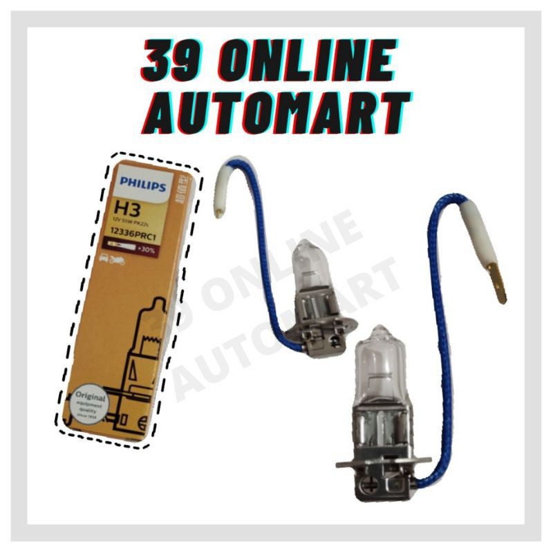 PHILIPS H3 12V 55W BULB (100% AUTHENTIC) | Shopee Malaysia