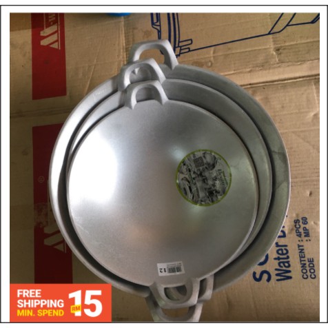 Kuali Asli Tradisional Berbagai Saiz 9 inch Hingga 22 Inch Goreng Ikan ...