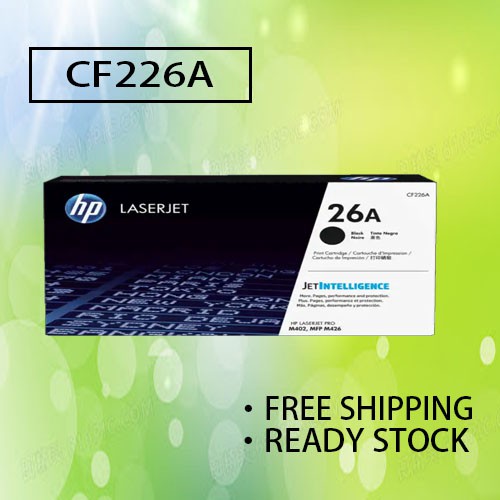 HP CF226A 26A Black Original LaserJet Toner Cartridge CF226A/26A/226A ...