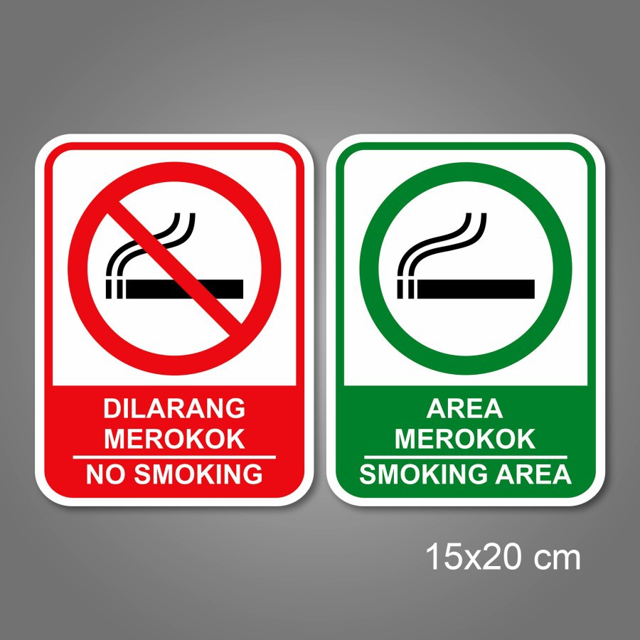 No Smoking / Smoking Stickers/Stickers | Shopee Malaysia