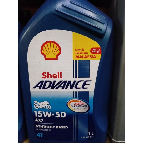 Shell AX7 15W50 SEMI/FULLY | Shopee Malaysia