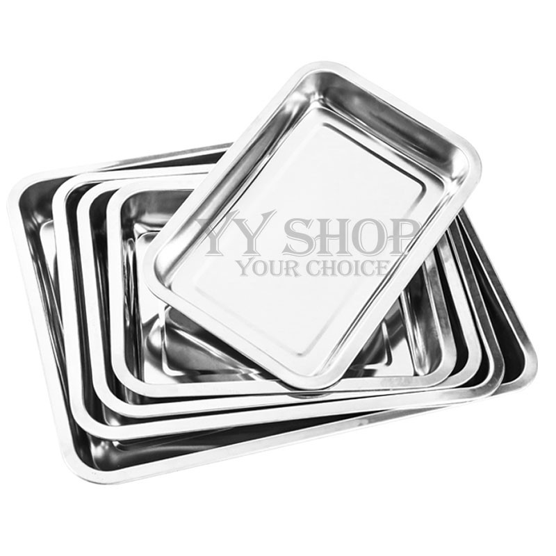 Stainless Steel Rectangular Shape Plate/Long Plate/Deep/Pinggan Pangan ...
