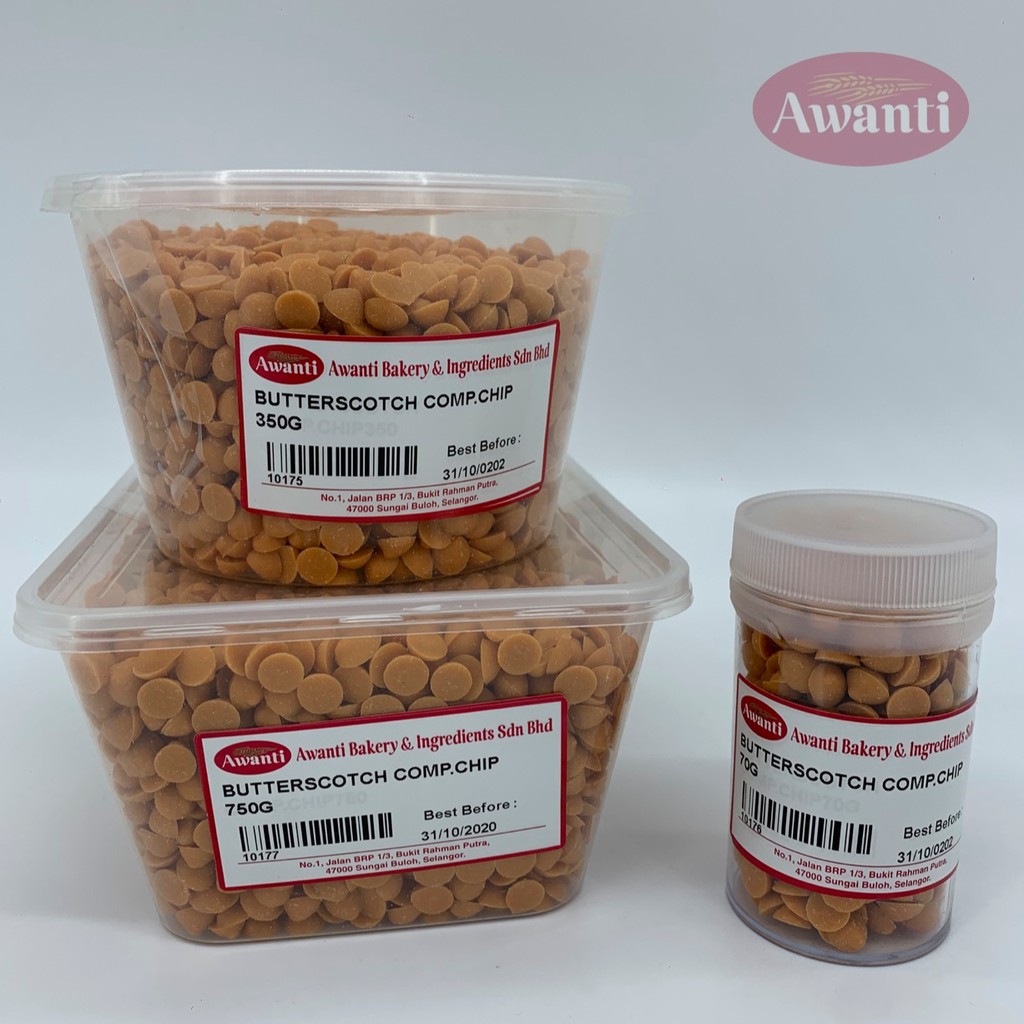 BUTTERSCOTCH COMPOUND CHIPS | Shopee Malaysia
