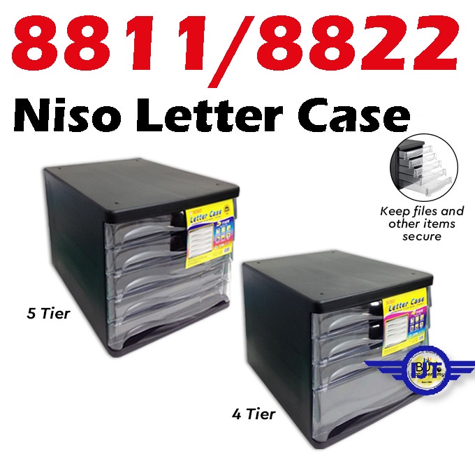 NISO 8811 4 Tiers / 8822 5 Tiers Document Drawer Plastic Drawer A4 ...