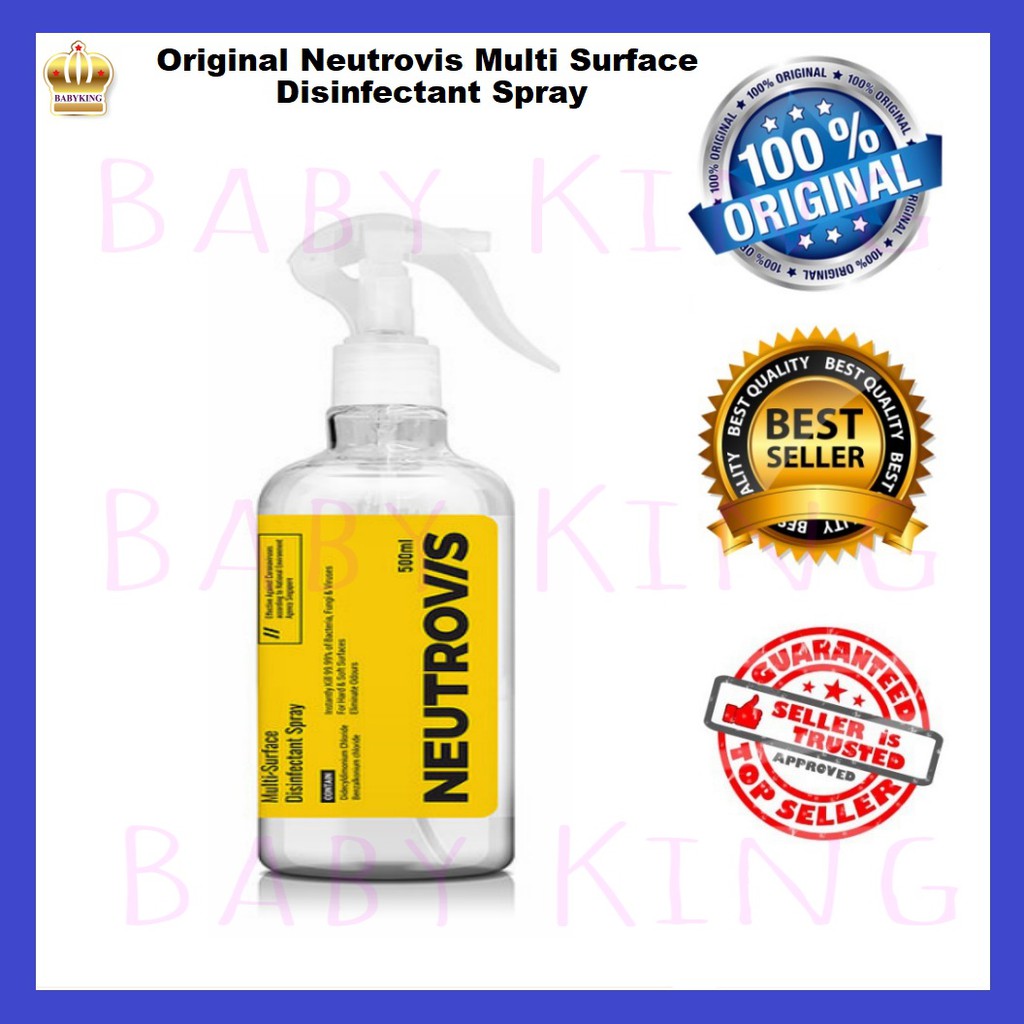 Original Neutrovis Multi-Surface Disinfectant Spray Anti-Bacterial ...