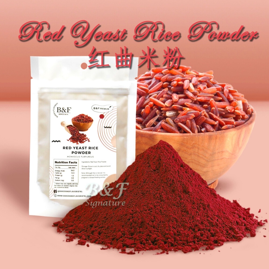 Red yeast rice powder 500g HARGA BORONG 红曲米粉 天然蔬果粉 natural powder ...