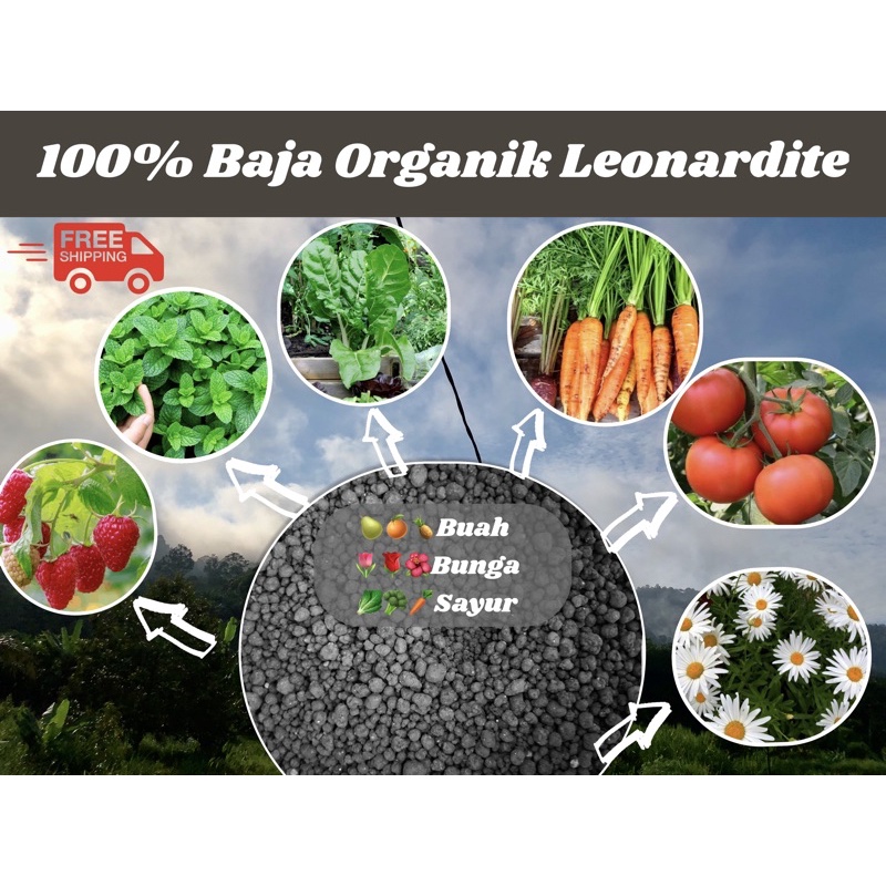[🔥NEW🔥] PREMIUM 100% Baja Organik Humus Leonardite (1 kg) | Shopee Malaysia