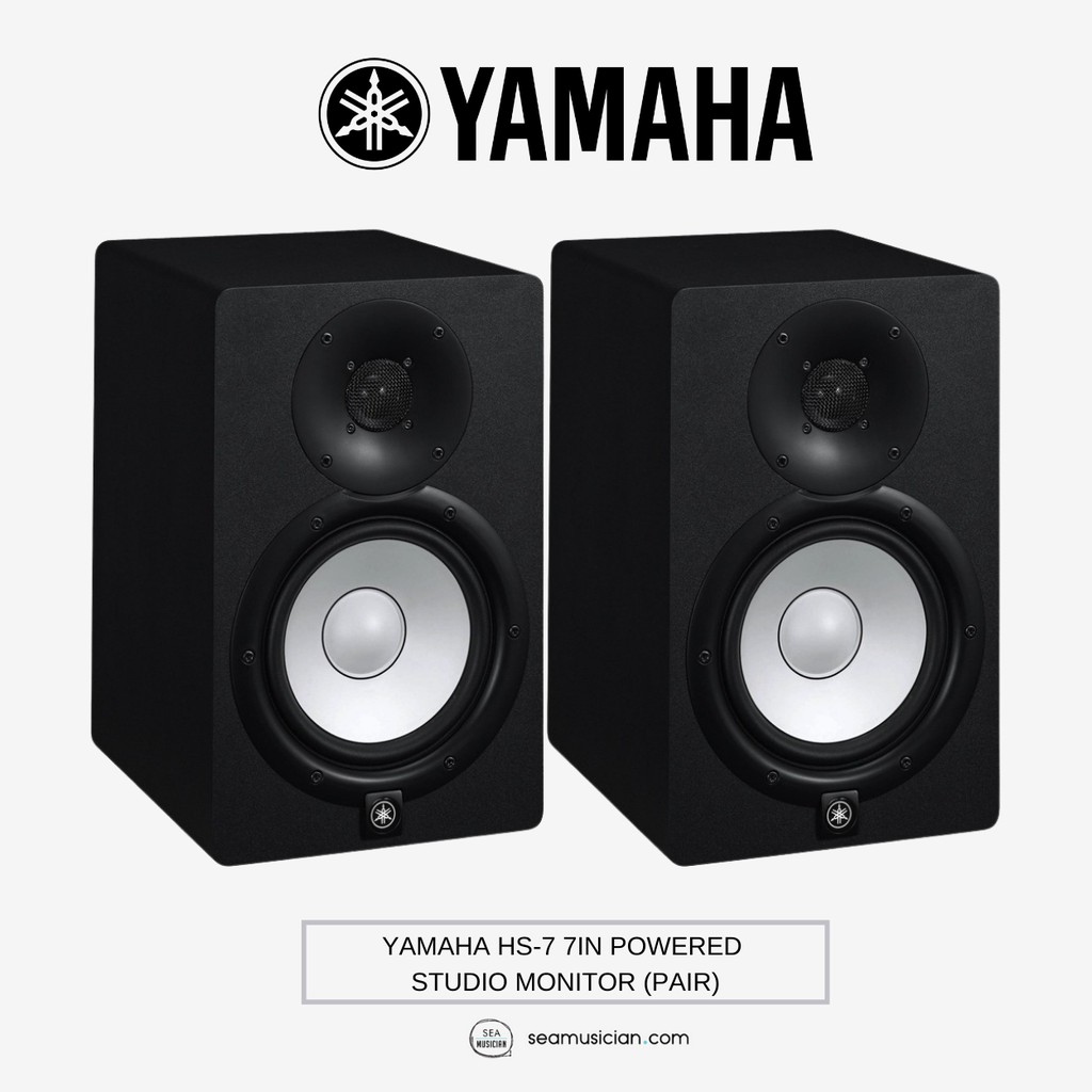 YAMAHA HS-7 7IN POWERED STUDIO MONITOR (PAIR) (HS7/HS 7) | Shopee Malaysia
