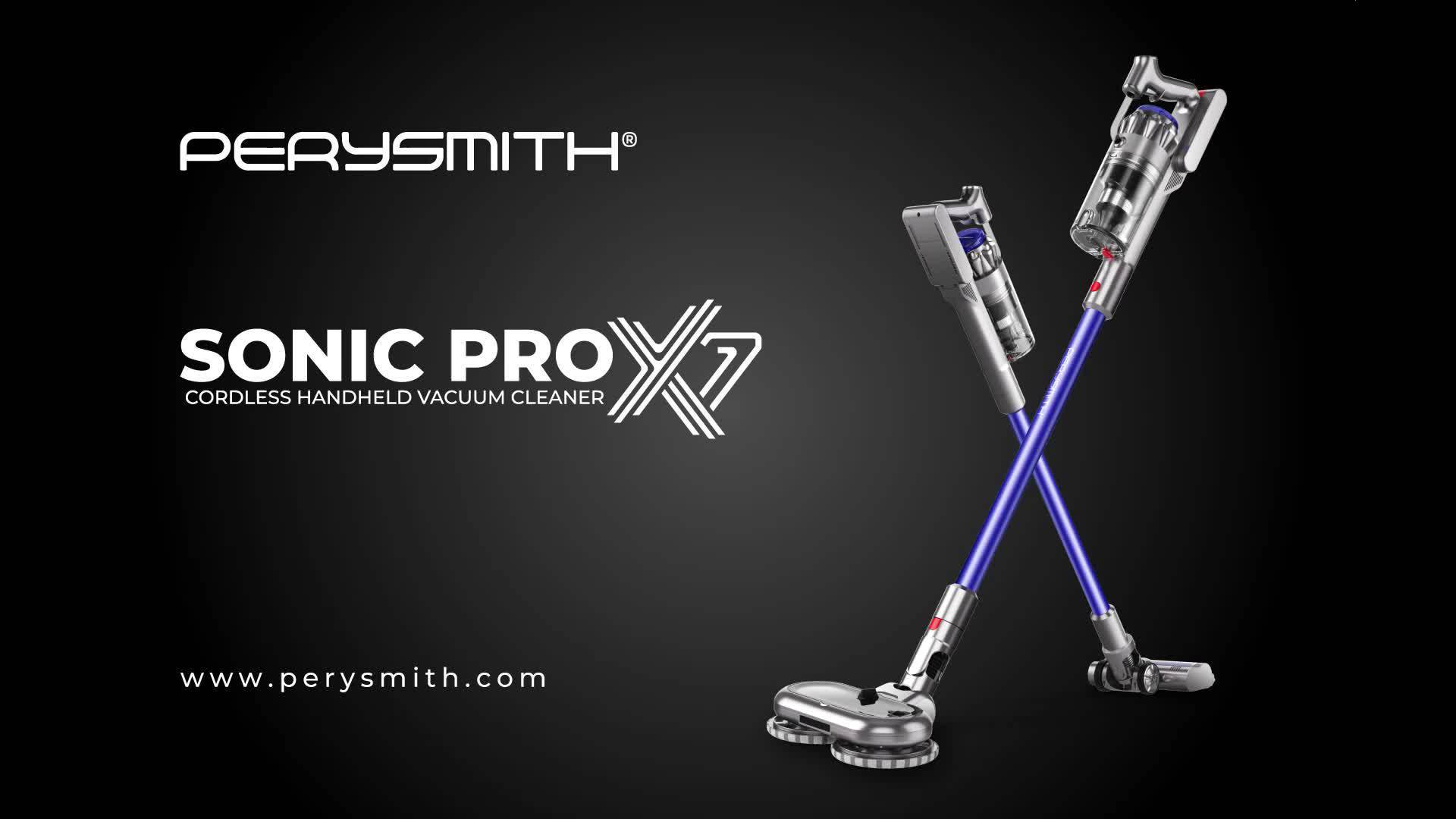 PerySmith Cordless Vacuum Cleaner Sonic Pro Core Series X7 | Shopee ...