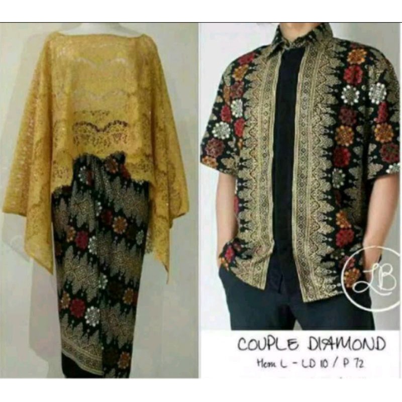 Modern BRUKAT CAPE COUPLE|Brukat kebaya couple clothes/jumbo kebaya ...