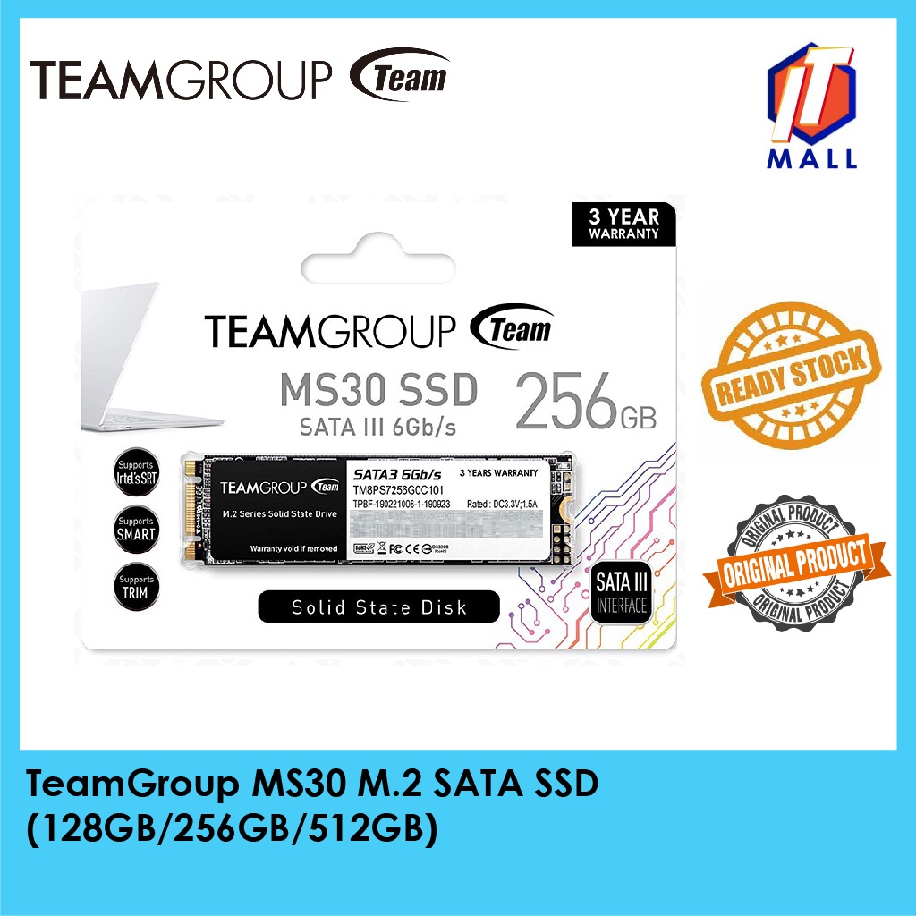 TeamGroup MS30 M.2 SATA SSD (128GB/256GB/512GB) | Shopee Malaysia