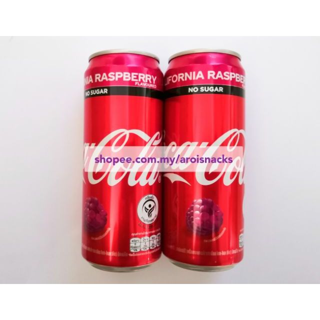 Thailand Coca-Cola Coke California Raspberry Flavour (325ml) | Shopee ...