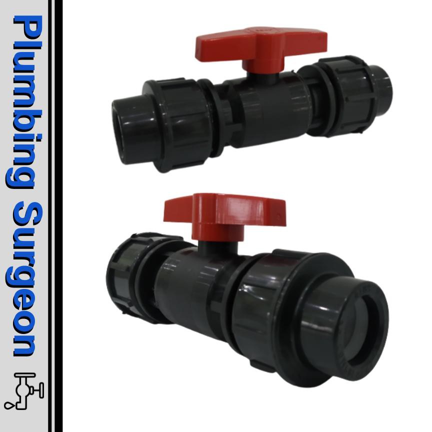 32mm Stop Cock Valve Poly Fitting Plastic Valve Poly Valve Poli Paip ...