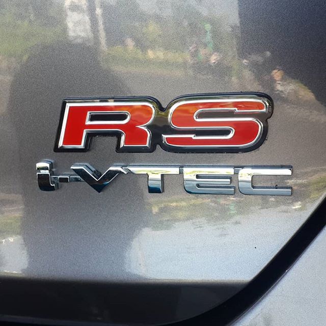 MERAH Red RS Logo Emblem Road Sailing Emblem HONDA Racing RS | Shopee ...