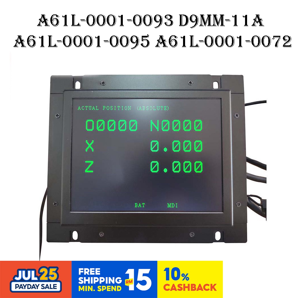 ⭐⭐⭐A61L-0001-0093 D9MM-11A A61L-0001-0095 A61L-0001-0072 9 Inch LCD Monitor Replacement for ...