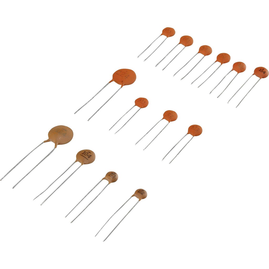 (20pcs) Ceramic Capacitor - (50v) 1pF 10pF 22pF 33pF 47pF 100pF 220pF ...