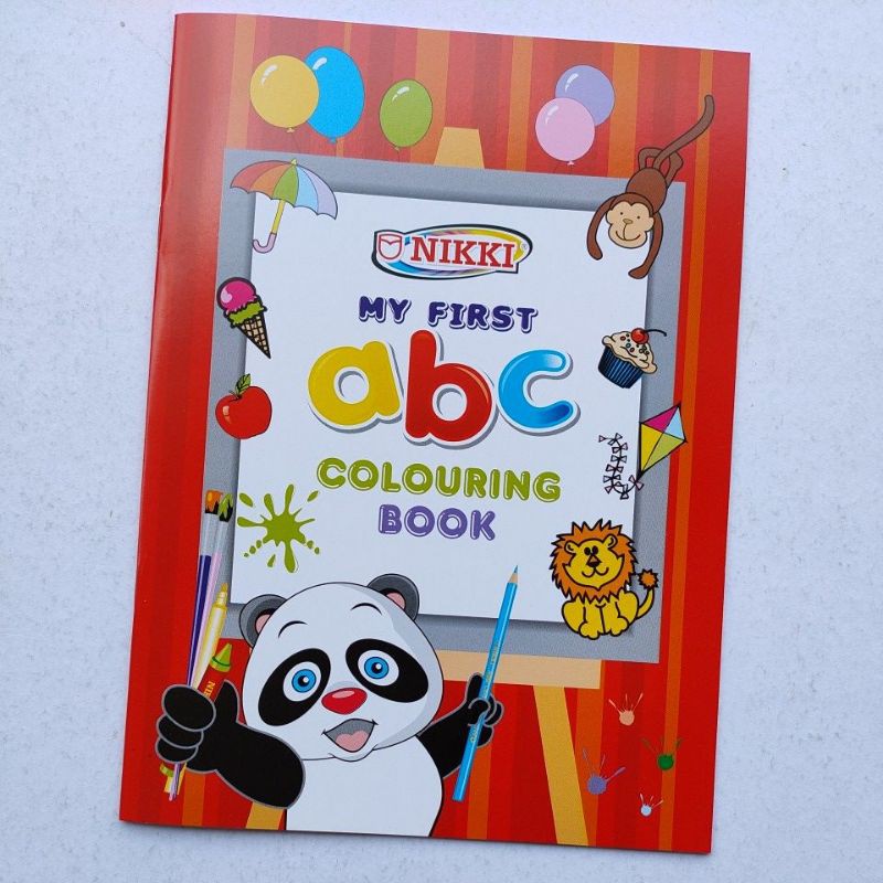 Nikki My First ABC / 123 Kids Colouring Book A5 | Shopee Malaysia