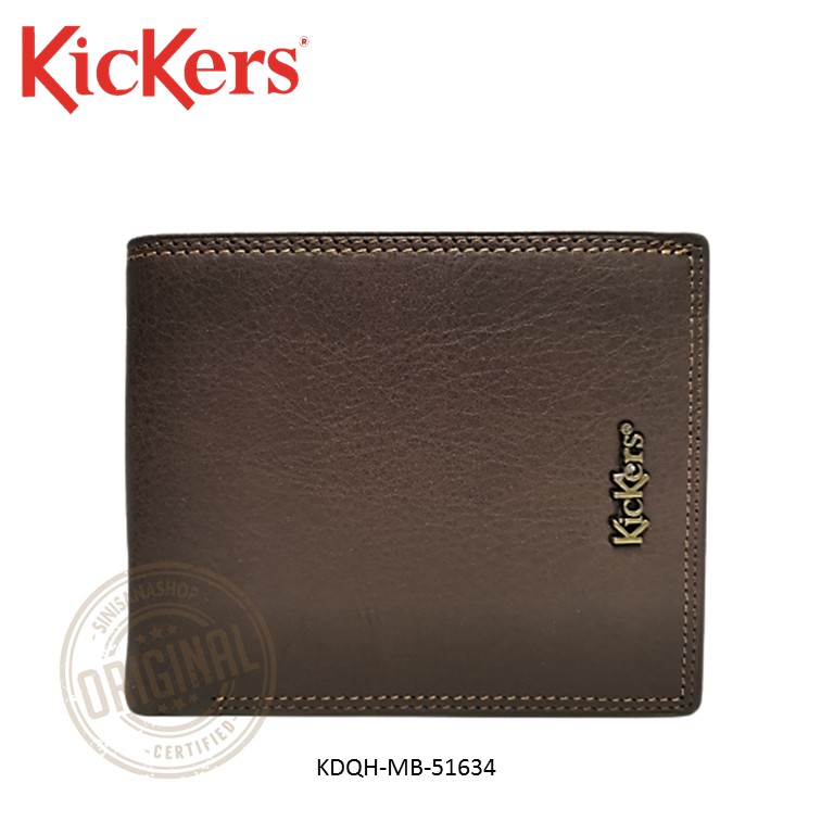 Kickers Genuine Leather Big Size Wallet 💯 % Original | Shopee Malaysia