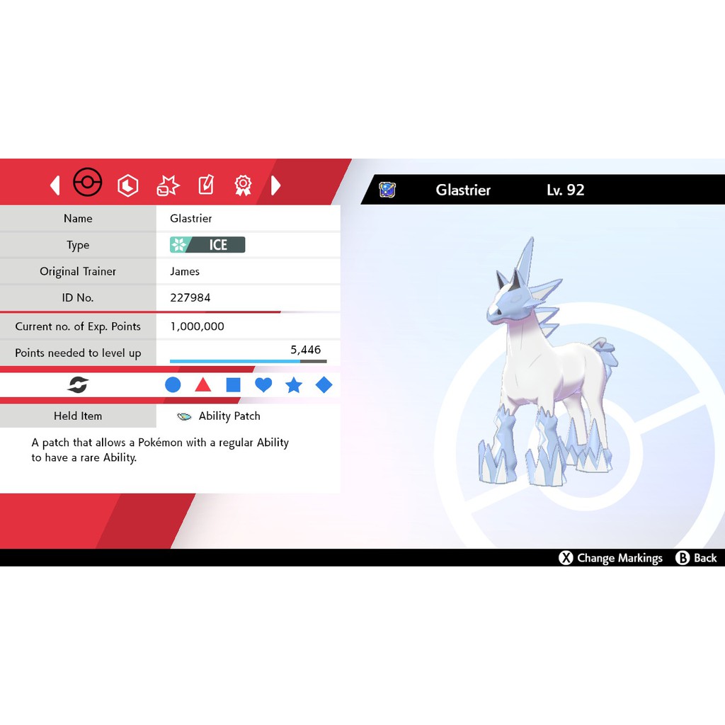 Pokemon Sword & Shield - 6IV GLASTRIER | Shopee Malaysia