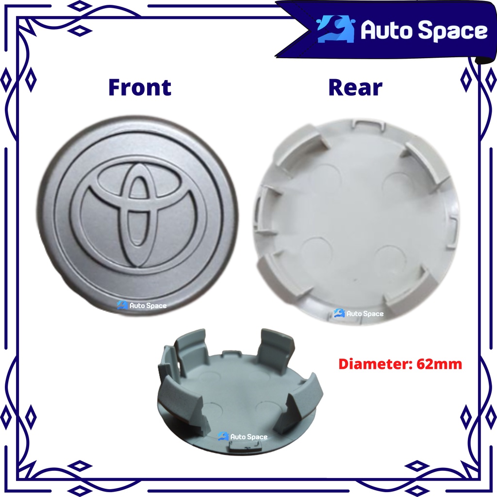TOYOTA INNOVA / HILUX / AVANZA / ALPHARD WHEEL/RIM CAP 62MM (1PC ...