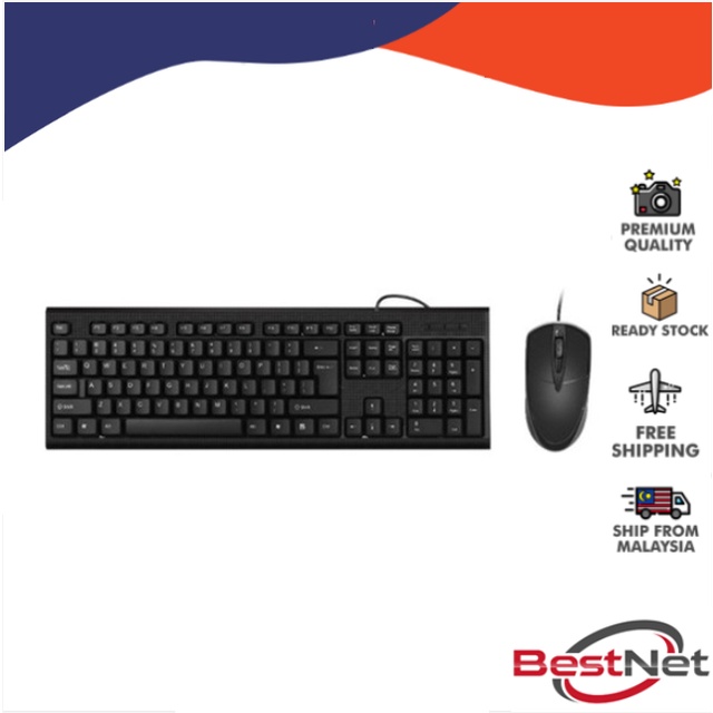 Wesdar KM5 USB Keyboard & Mouse Combo | Shopee Malaysia