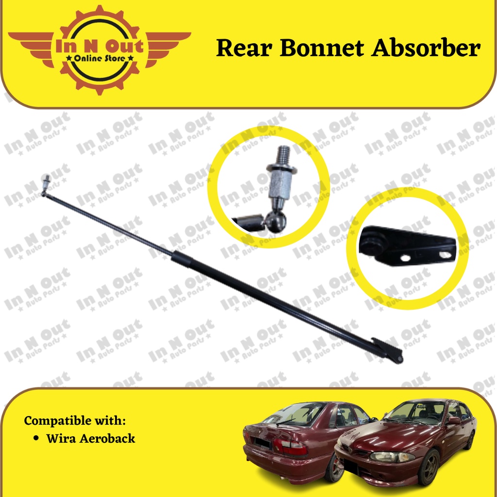 Rear Bonnet Absorber - [Proton Wira Aeroback] | Shopee Malaysia