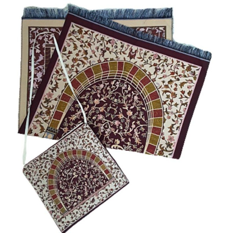 sejadah Raudah Travel tenun Bag besar 70x110Cm 🇹🇷 turkey Easy to carry ...