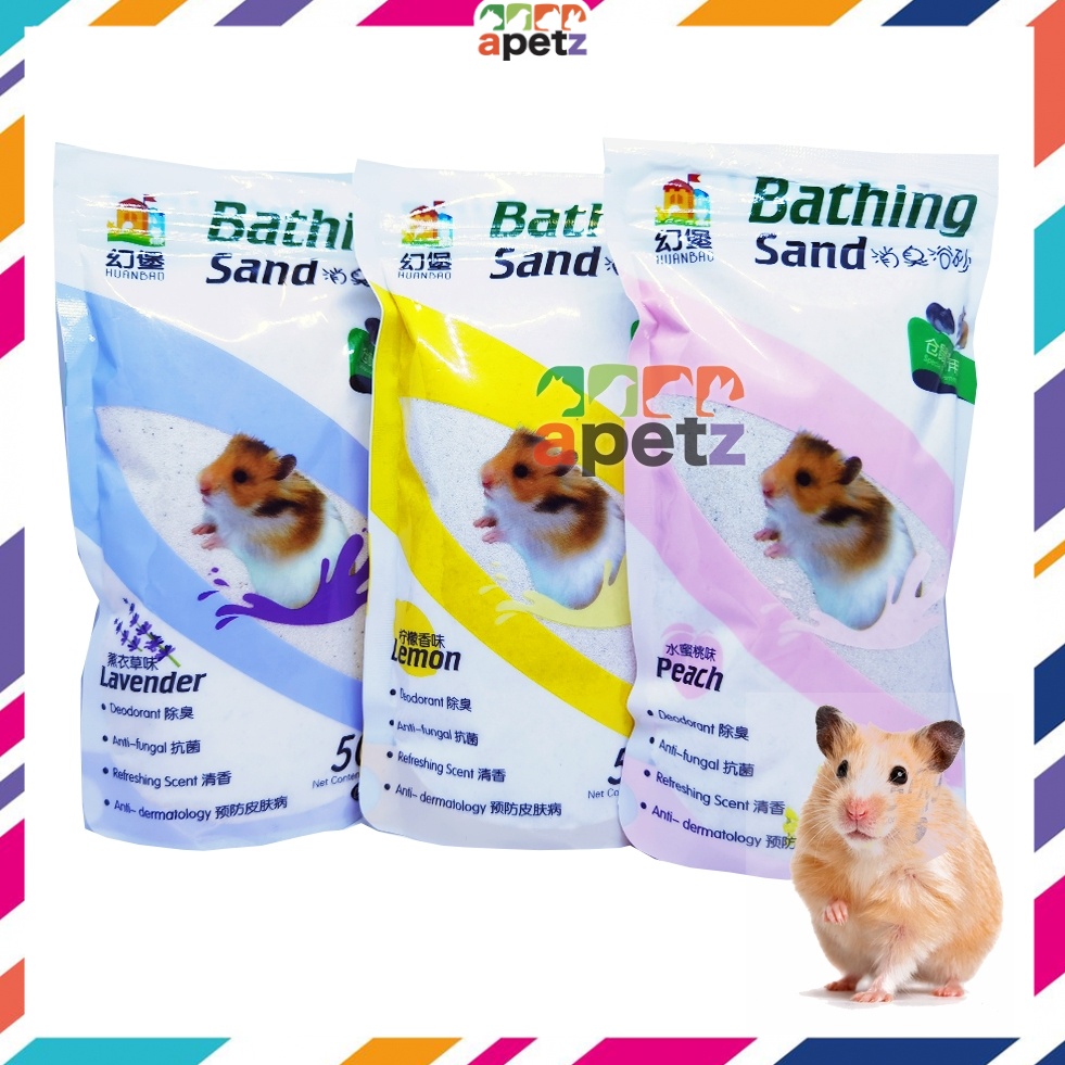 HUANBAO BATHING SAND FOR HAMSTERS 500g | Shopee Malaysia