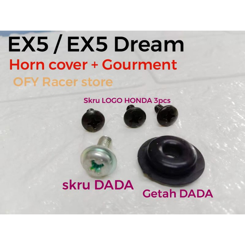 EX5 / EX5 Dream skru DADA / getah DaDA Set / EX5 horn cover screw and ...