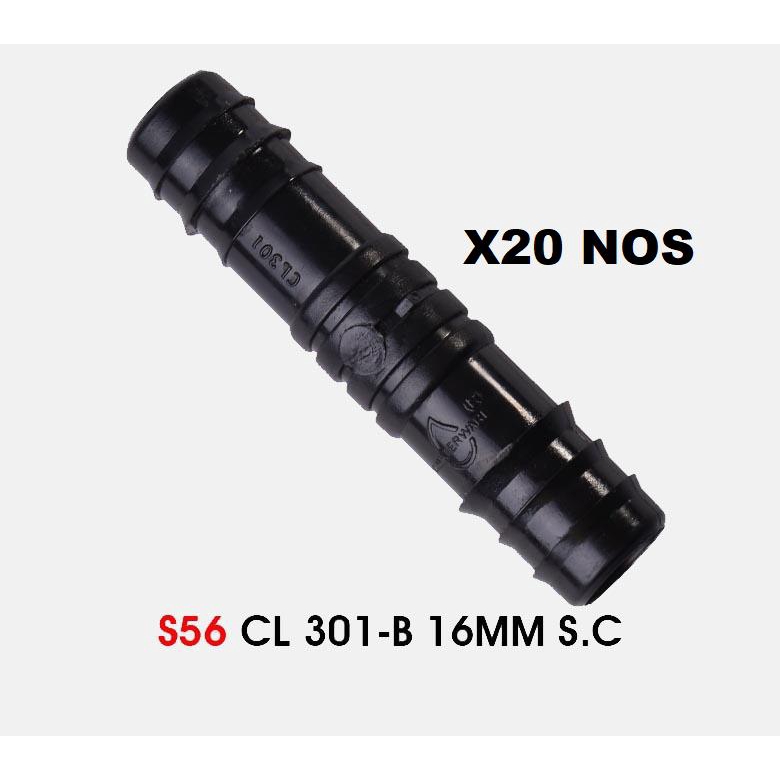 HDPE / POLY / PP FITTINGS CL 301-B 16MM S.C SOCKET STRAIGHT COUPLER ...