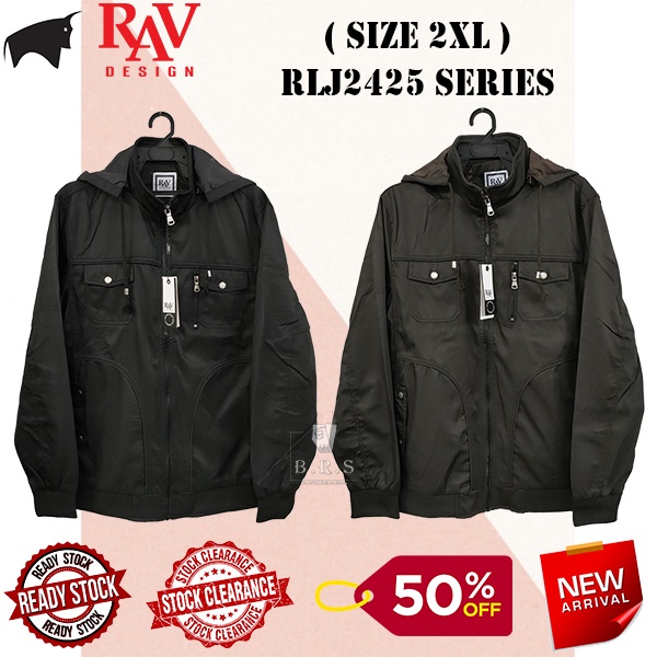 [ RAV ] ( SIZE 2XL ) ORIGINAL & HIGH QUALITY MEN'S LONG SLEEVE JACKET ...