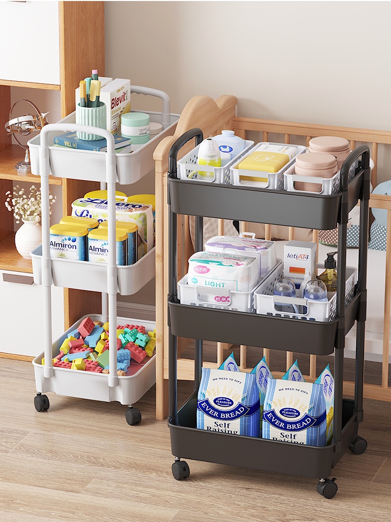Innohut Kitchen Trolley Plastic Troli Dapur Home Storage Tools Rack ...