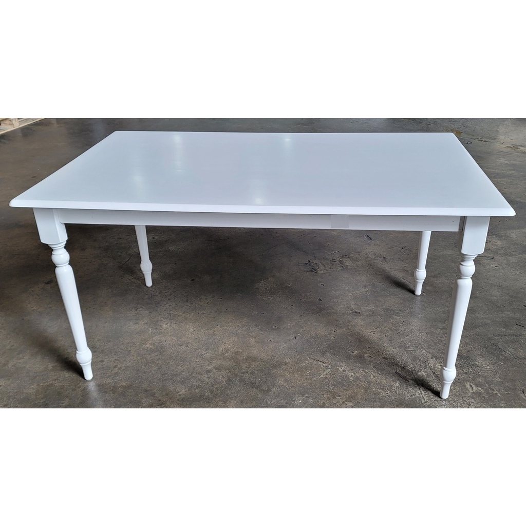 RECTANGULAR TABLE WHITE 150X90CM 1PC | Shopee Malaysia